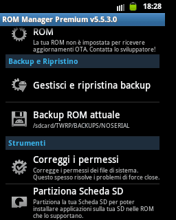 ROM Manager la soluzione ideale per le custom ROM