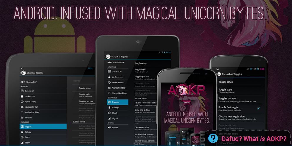 AOKP: nuova bootanimation per le rom Android