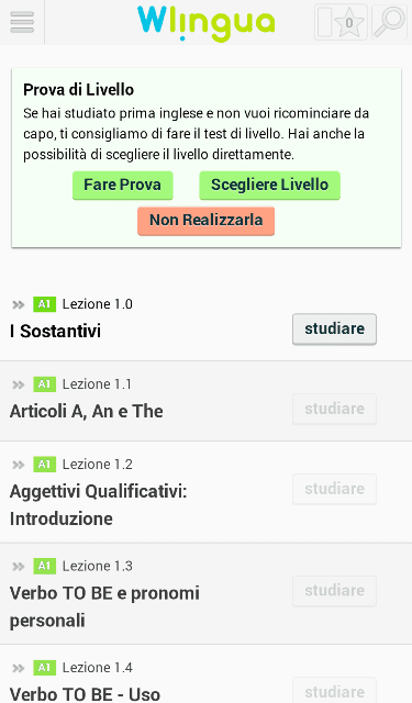 Wlingua: il corso completo di Inglese su Android e iOS - TecnoAndroid