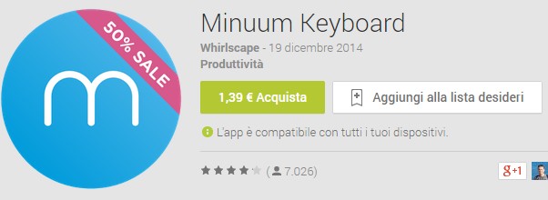 Minuum: il nuovo update introduce tantissime novità