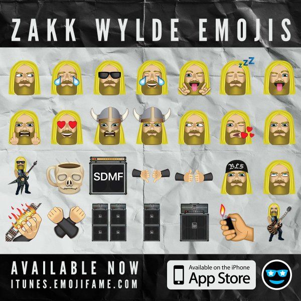Nuove emoticon ispirate al mondo della musica heavy metal