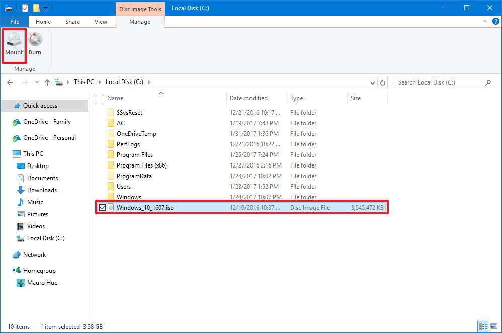 Windows 10, come montare e smontare un file immagine ISO [Guida]