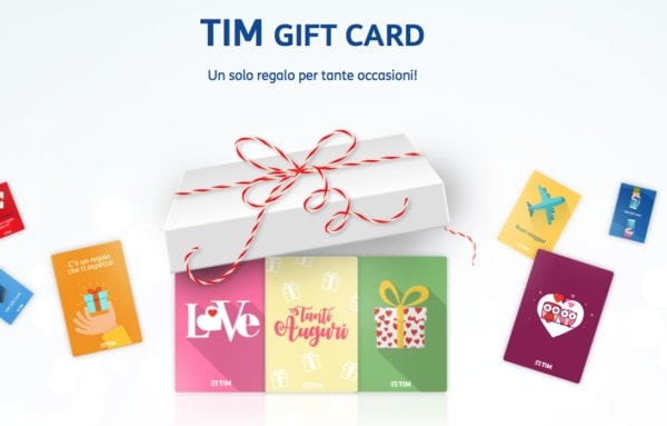 TIM Gift Card, ecco come regalare 3 GB di internet in 4G per 4 settimane
