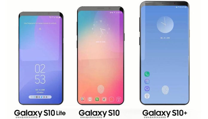 Samsung Galaxy S10, le dimensioni dello schermo dei tre modelli in ...