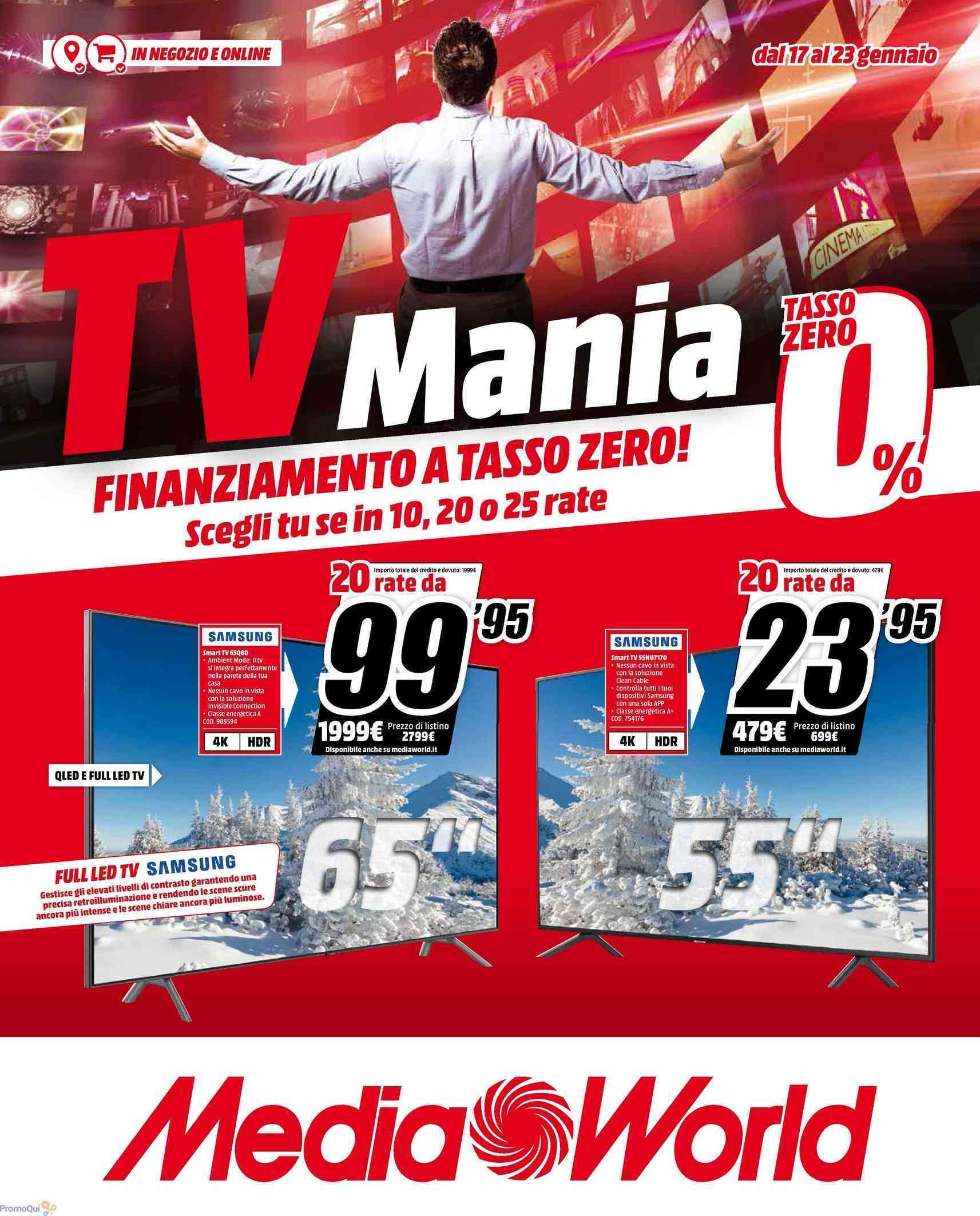 MediaWorld non ha pietà delle offerte di Unieuro e Euronics con la TV Mania