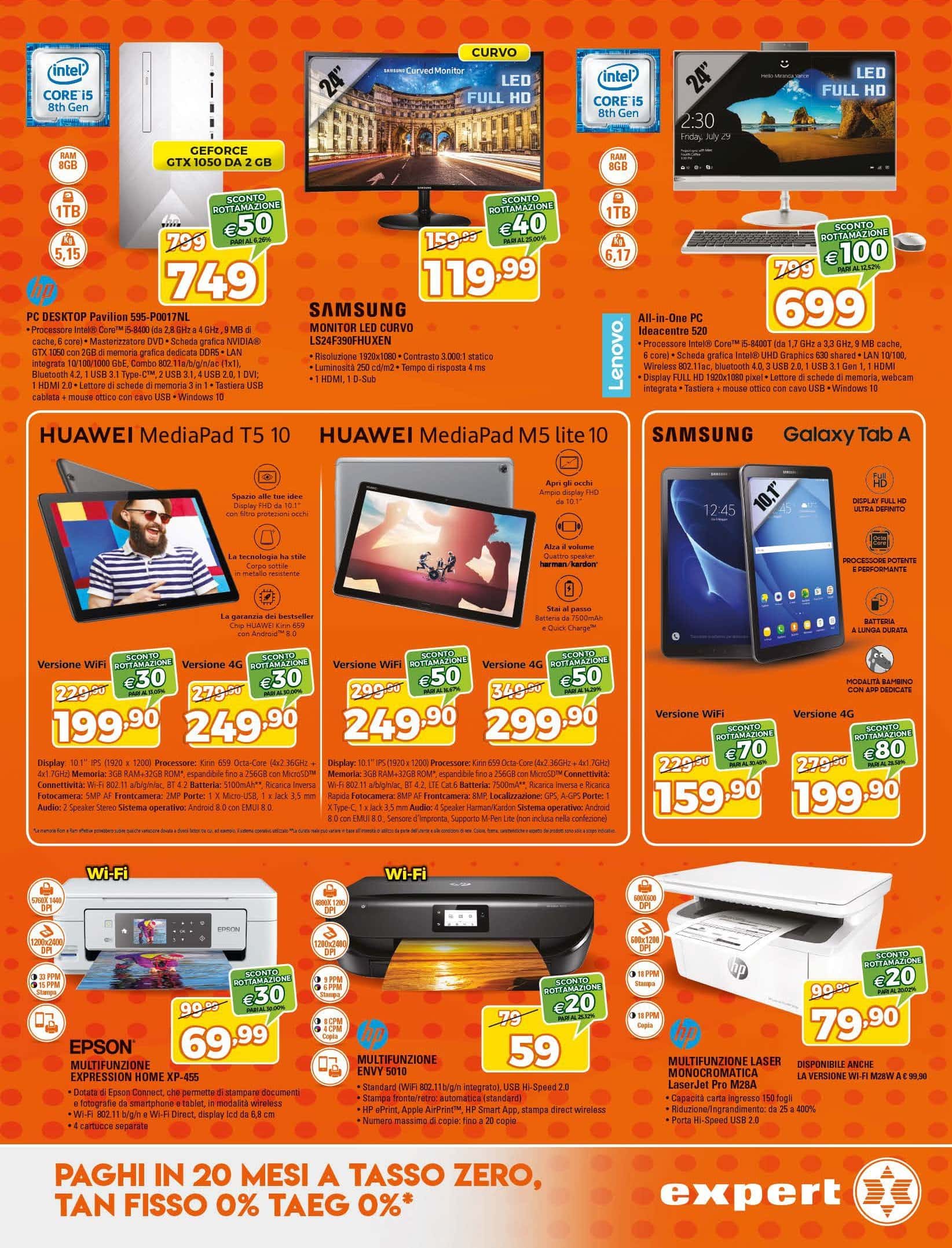 Volantino Expert amplia le offerte con ottimi prezzi (foto)