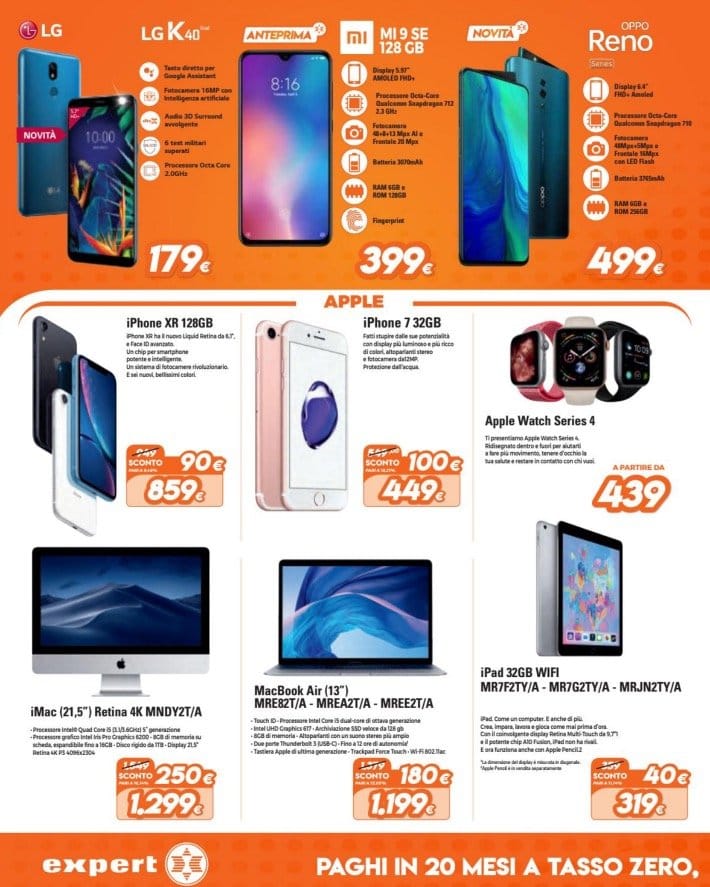 Volantino Expert: gli ultimi prezzi sono i migliori in assoluto