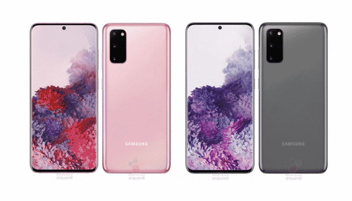 Samsung Galaxy S20 si mostra in due nuove colorazioni Pink e Grey