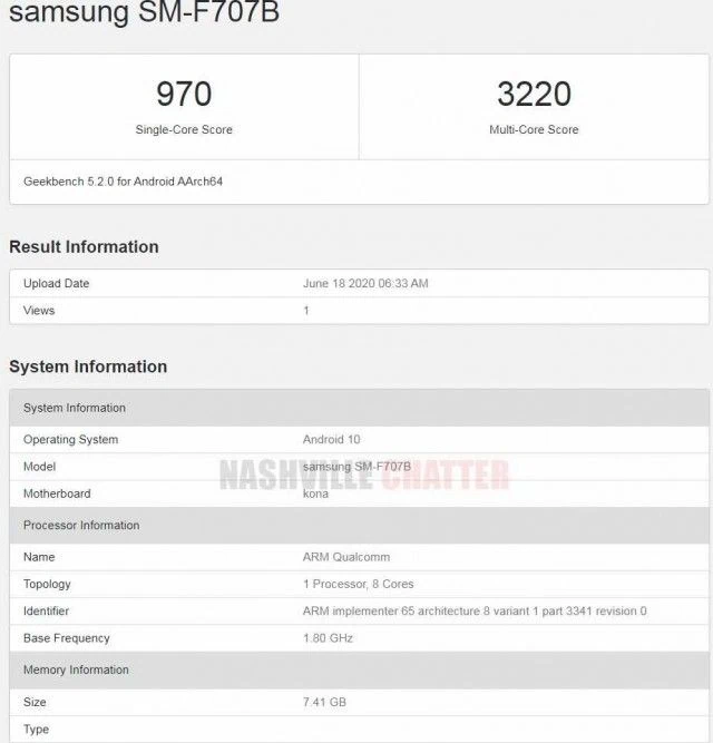Samsung Galaxy Z Flip 5G: il terminale passa da Geekbench - TecnoAndroid