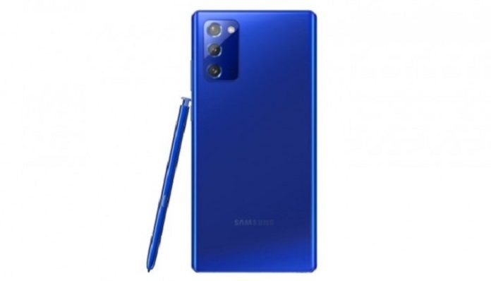 Samsung Galaxy Note 20 arriverà in India in colorazione Mystic Blue ...