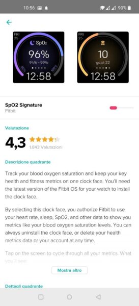 Fitbit: con la nuova clock face tieni sempre sotto controllo il tuo SpO2