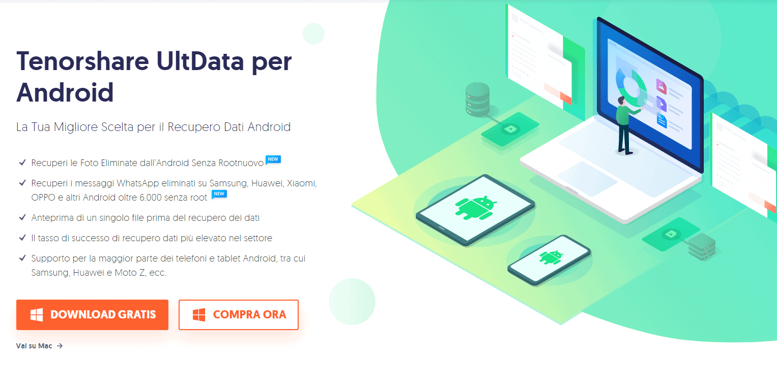 Tenorshare UltData for Android: il software per recuperare i file