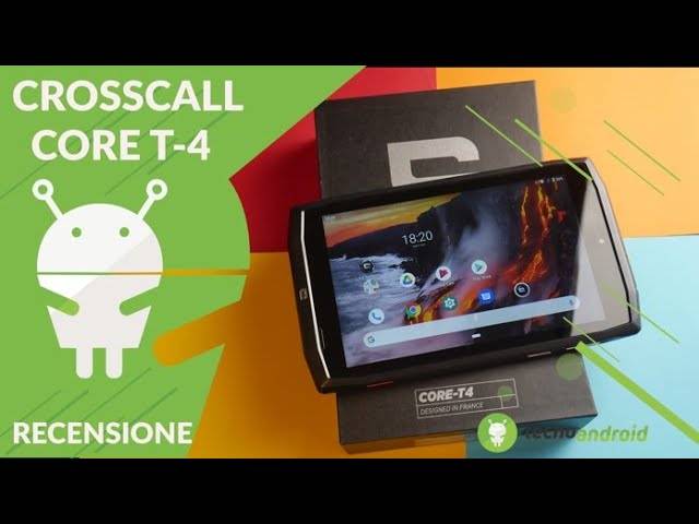 Recensione Crosscall Core-T4: tablet da 8 pollici a prova di caduta.