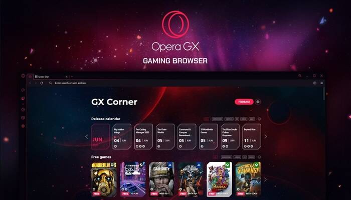 Opera GX è il nuovo browser per Android e iOS ideato per i giocatori