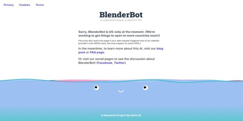 META: è nato il nuovo chatbot Blenderbot 3, ma sta già diventando razzista