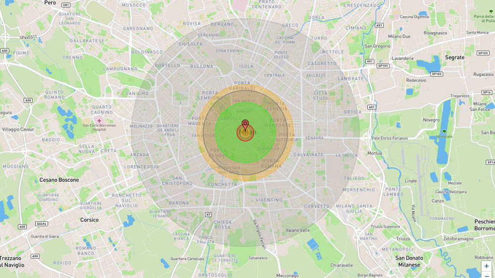 NukeMap: uno strumento interattivo permette di vedere gli effetti di ...
