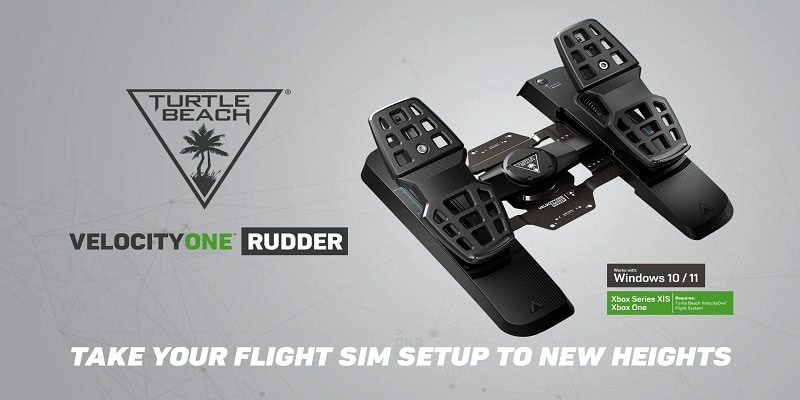 Turtle Beach presenta VelocityOne Rudder, la pedaliera per i simulatori ...