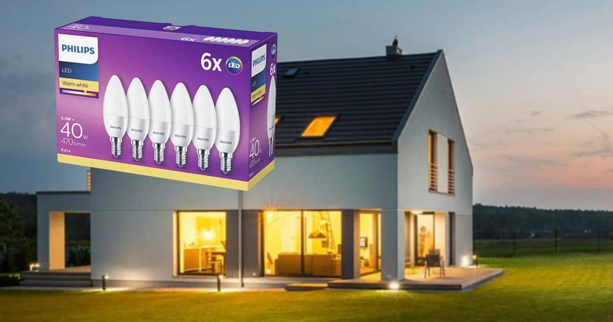Philips, 6 LAMPADINE LED in offerta al 36% solo oggi su Amazon