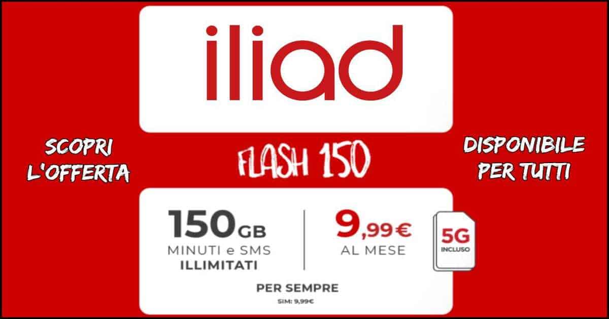 L'ultima offerta di Iliad regala 150 GB a 9,99 euro per SEMPRE ...