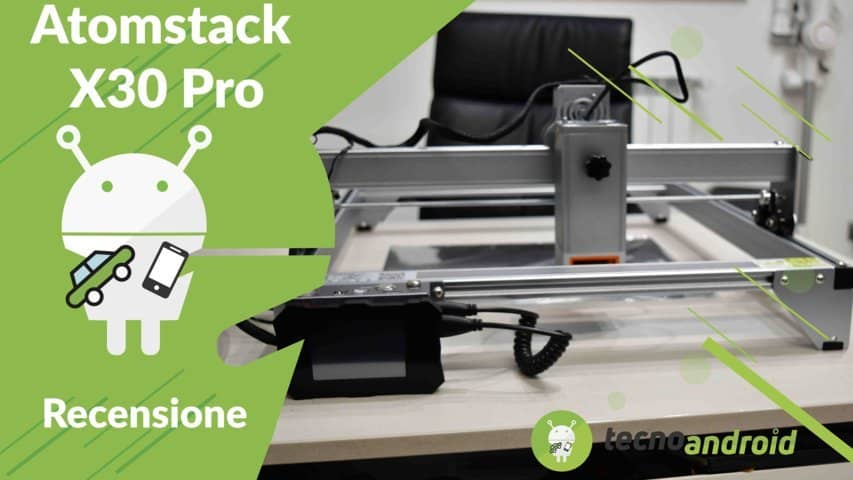 Recensione Atomstack X30 Pro, incisione e taglio laser potente e preciso