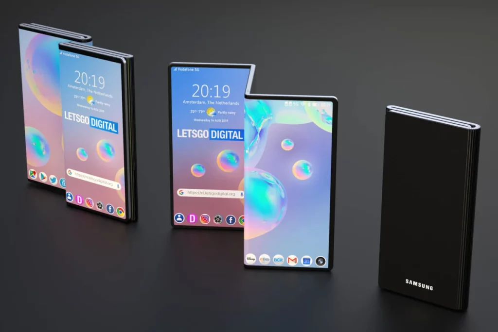 Samsung tri-fold, l'inedito smartphone pieghevole non sembra una ...