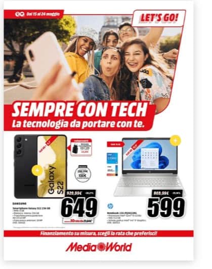 MediaWorld REGALA smartphone con OFFERTE al 50%, correte in negozio
