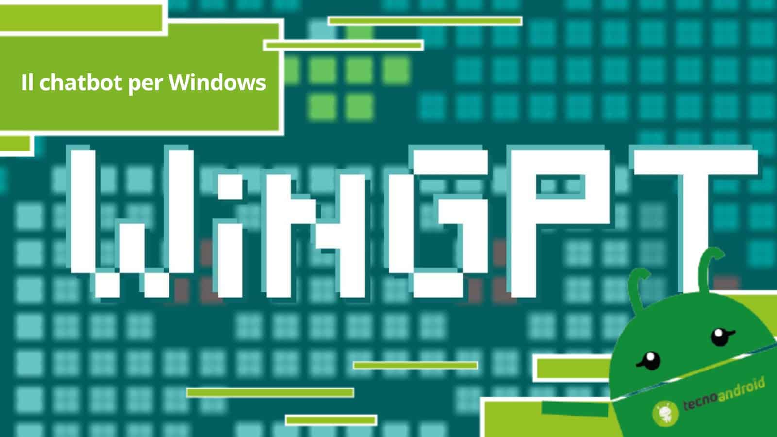 WinGPT, ora anche Windows è dotato di ChatGPT