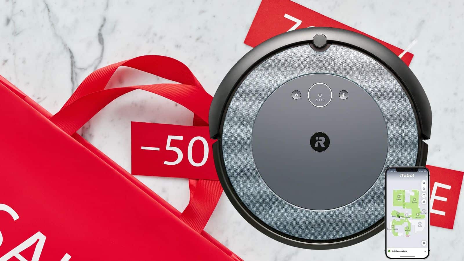 Amazon Prime Day 2023, offerta FOLLE sul robot aspirapolvere iRobot Roomba