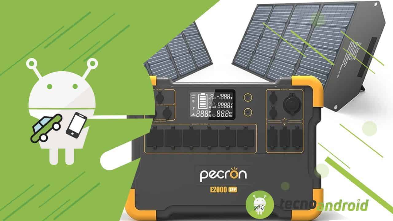 PECRON E2000 LFP: la power station espandibile che genera energia gratis