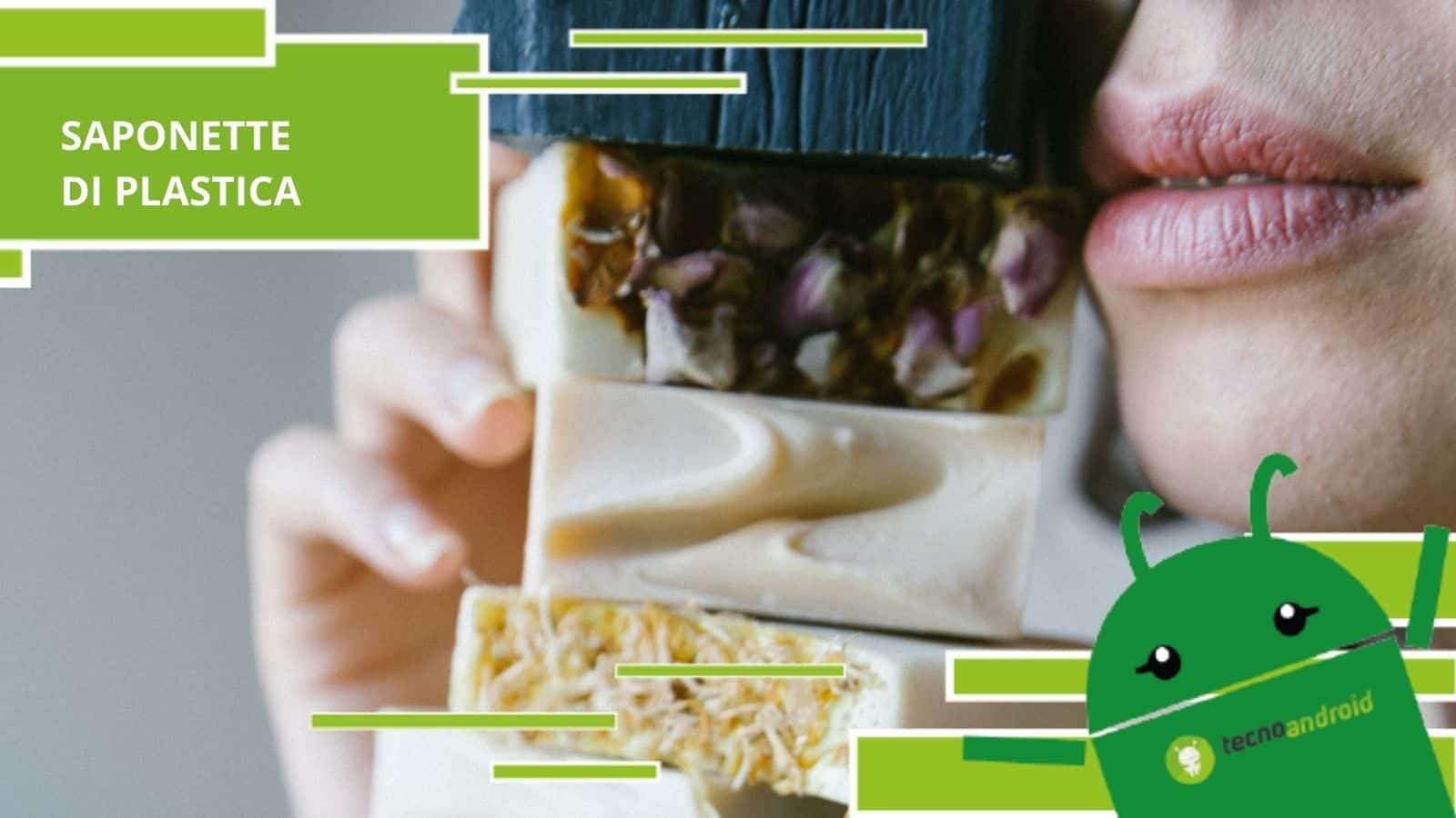 Saponette, presto sarà possibile lavarsi e insaponarsi direttamente con la plastica