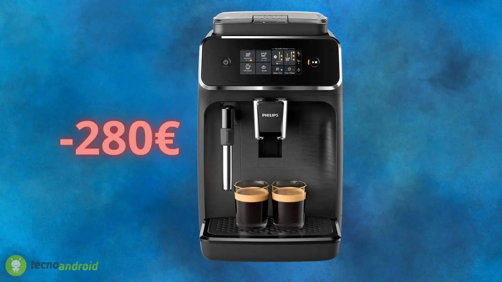 Philips, macchina da caffè automatica scontata di 280 euro su AMAZON ...