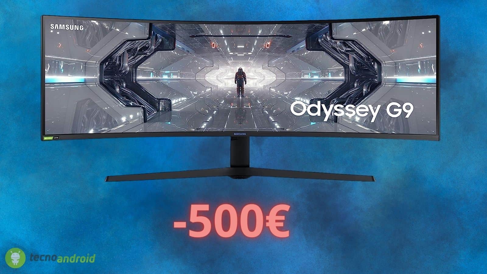 Monitor da gaming SAMSUNG in offerta: curvo e scontato di 500 euro