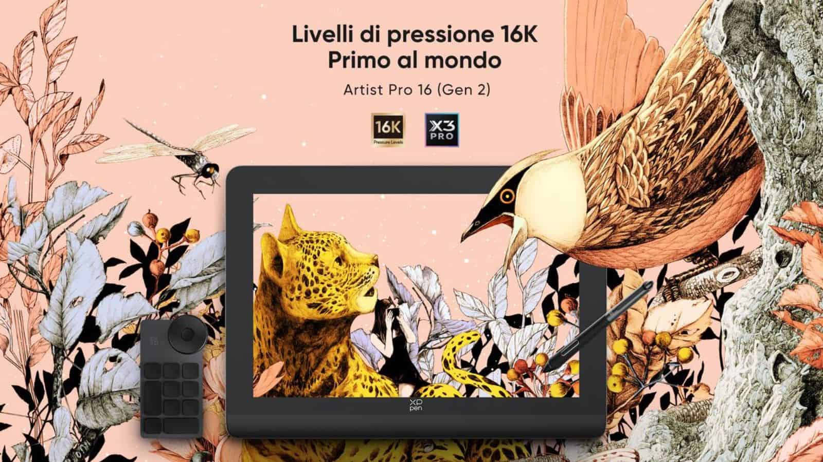 XPPEN: sconti speciali sui tablet da disegno con 16'000 livelli di ...