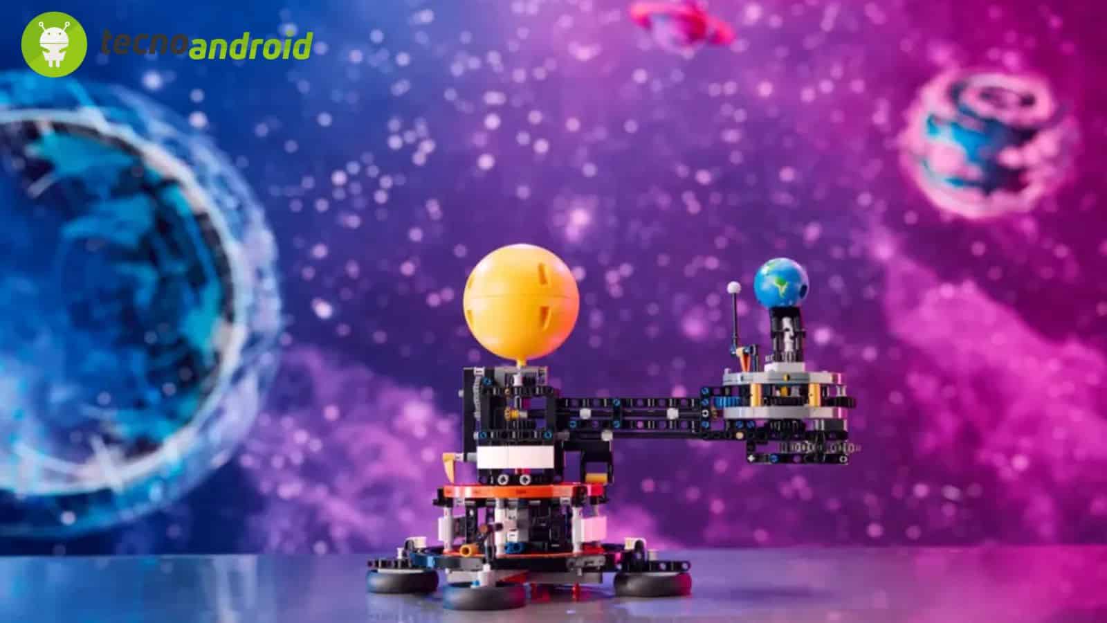 Nuovo set LEGO spaziale: il nostro pianeta e la luna in orbita