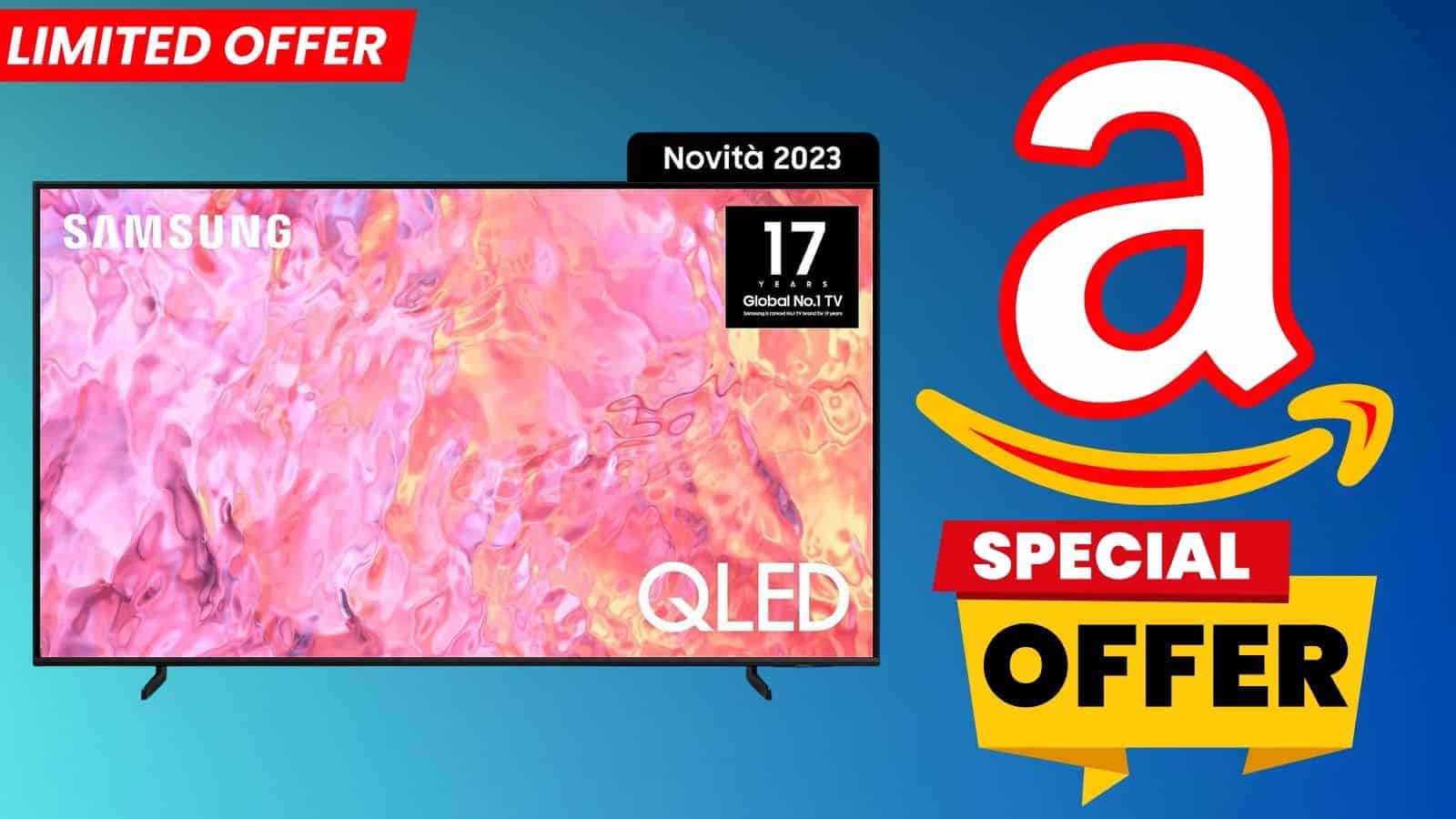 SUPER SCONTO AMAZON: TV Samsung 55" a 553,99€ invece di 1.049,00€