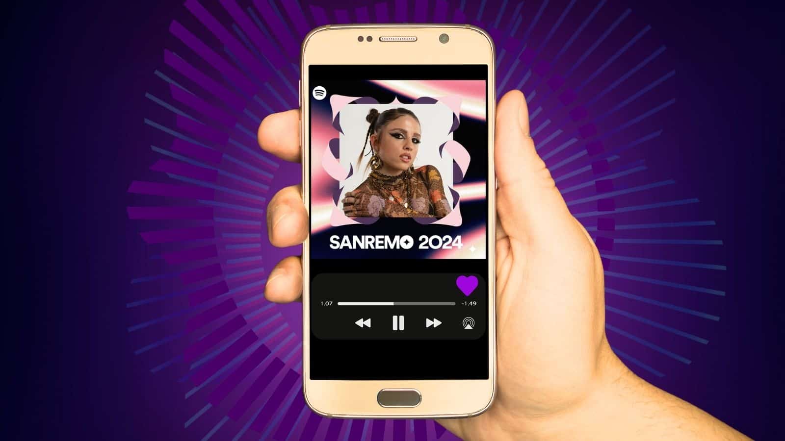 Sanremo 2024 su Spotify, numeri da record: è l'edizione più ascoltata