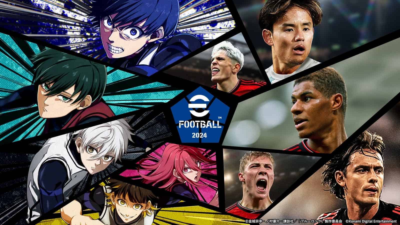 Konami eFootball 2024, in arrivo un nuovo update basato sull'anime Blue ...