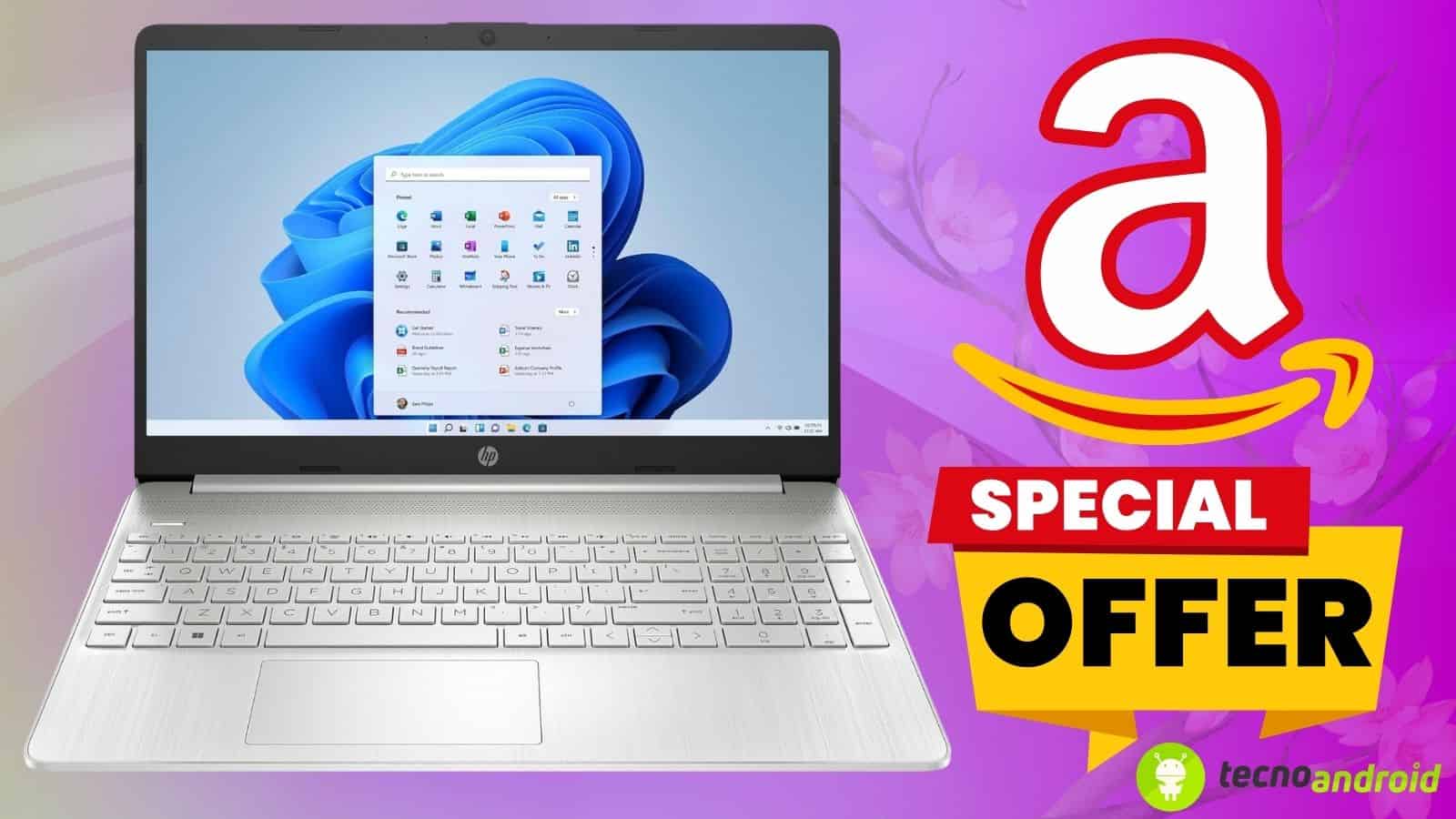 OFFERTA Amazon: Laptop ultra sottile HP in SCONTO eccezionale