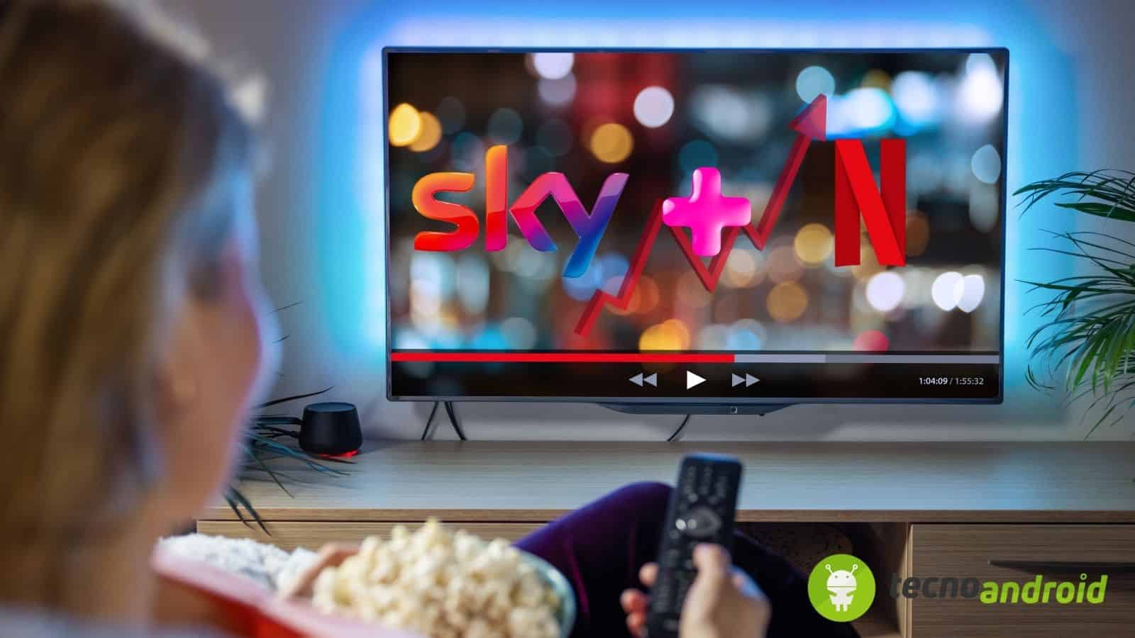 Netflix e Sky, batosta in arrivo: 5€ in più al mese per alcuni clienti