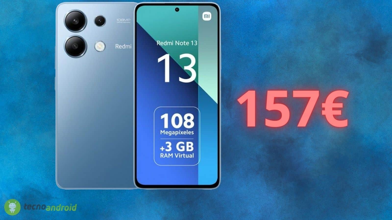 Xiaomi Redmi Note 13: AMAZON lo vende ad un prezzo pazzo