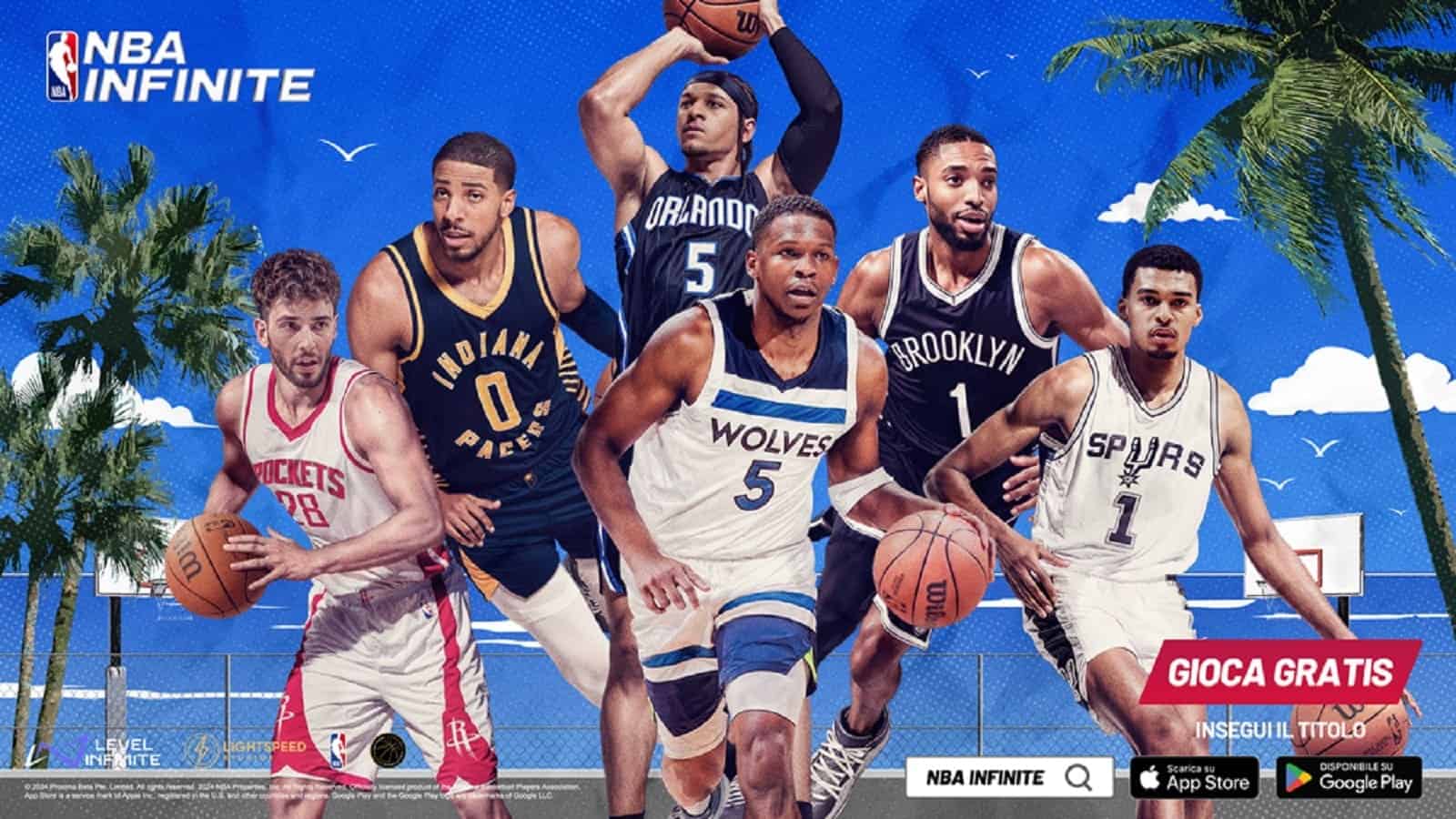 NBA Infinite, il titolo mobile dedicato al basket si aggiorna