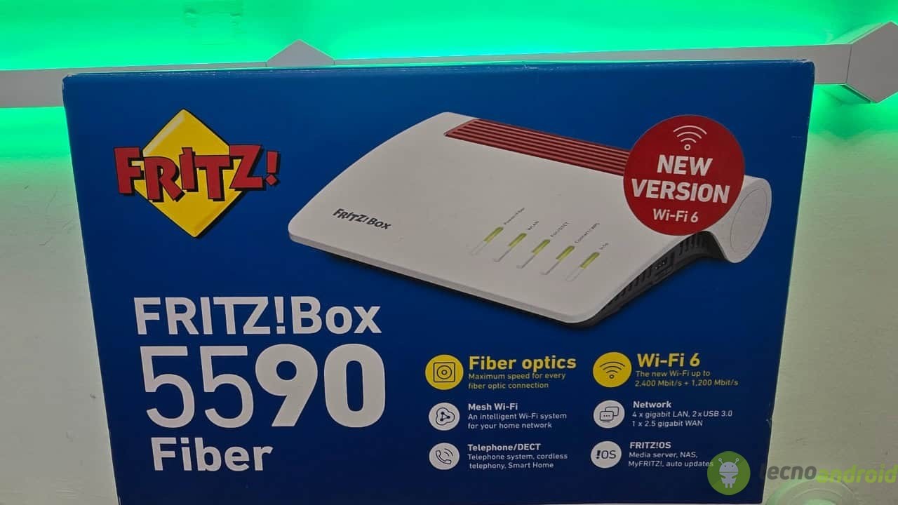 AVM Fritz!Box 5590 Fiber: WiFi 6 e 3600Mbit/s - Recensione