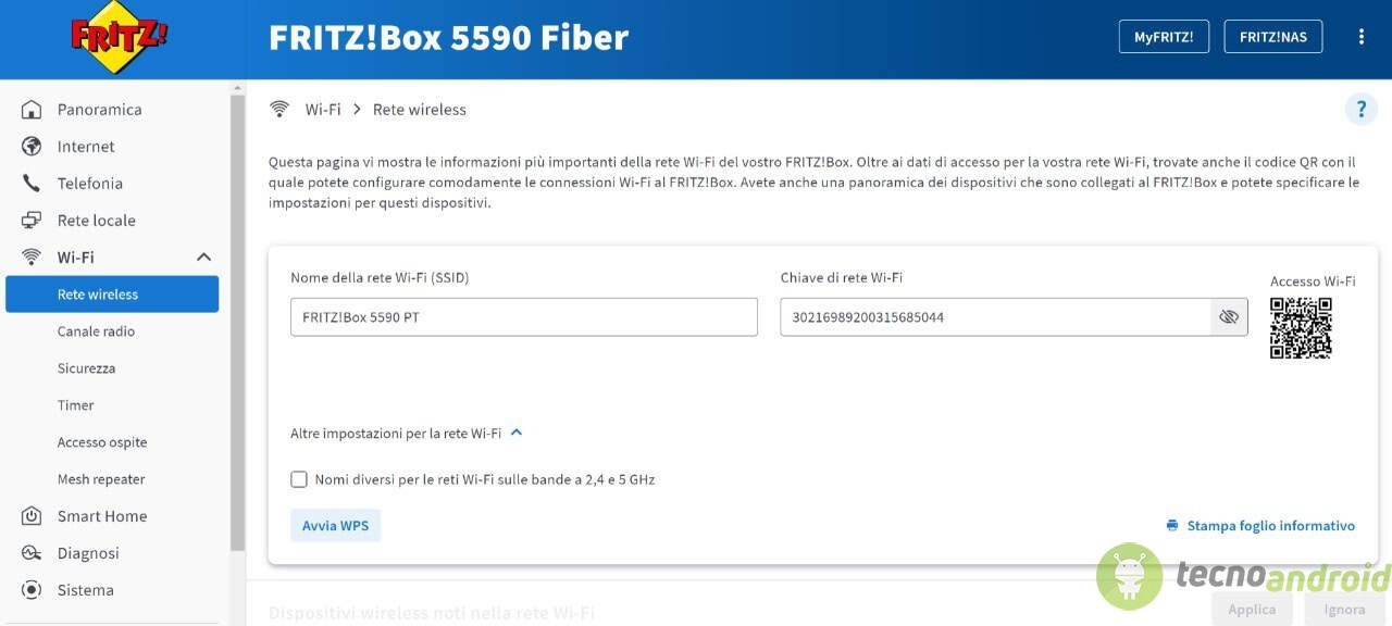 AVM Fritz!Box 5590 Fiber: WiFi 6 e 3600Mbit/s - Recensione