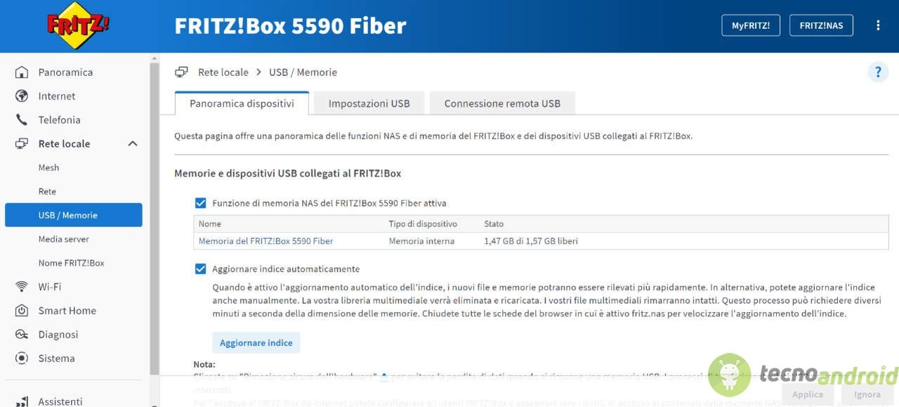 AVM Fritz!Box 5590 Fiber: WiFi 6 e 3600Mbit/s - Recensione