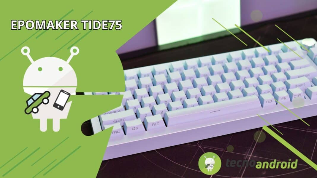 EPOMAKER Tide75: la tastiera più larga e comoda con design in alluminio ...