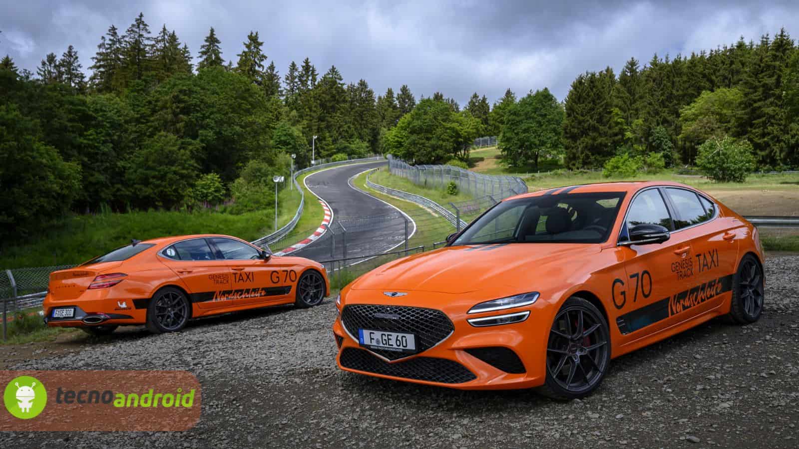 Genesis G70, il taxi per un'esperienza speciale sul Nurburgring