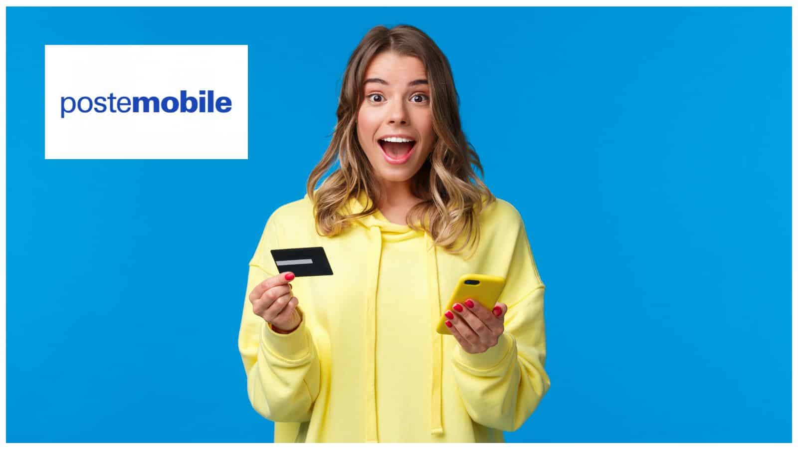 PosteMobile lancia l'offerta Creami Extra Wow 50X2: 100GB a 8€ al mese