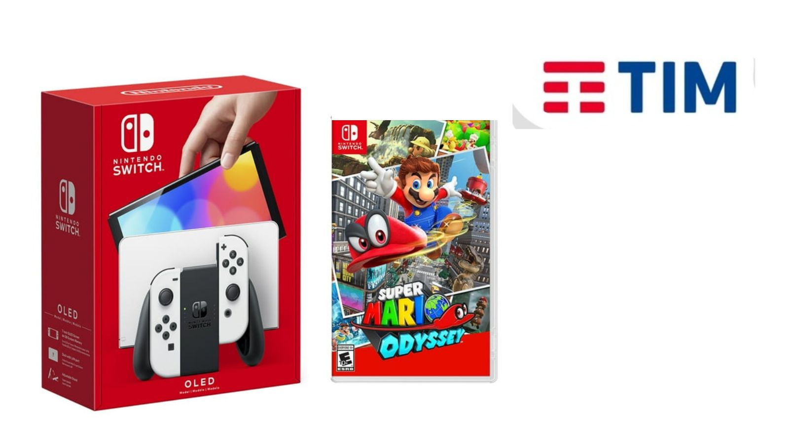Offerta di TIM: Nintendo Switch OLED e Super Mario Bros. Wonder: