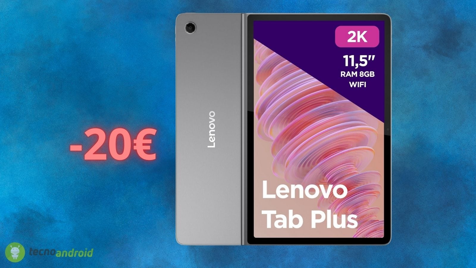Amazon è fuori di TESTA: il tablet Lenovo Tab Plus ha un PREZZO da saldo
