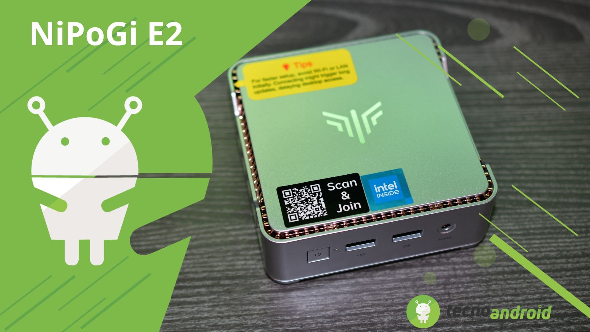 NiPoGi E2 è il mini PC portatile con hardware sostituibile, adatto come ...